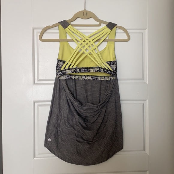 lululemon athletica | Tops | Lulu Lemon Tank Top With Built In Bra And ...